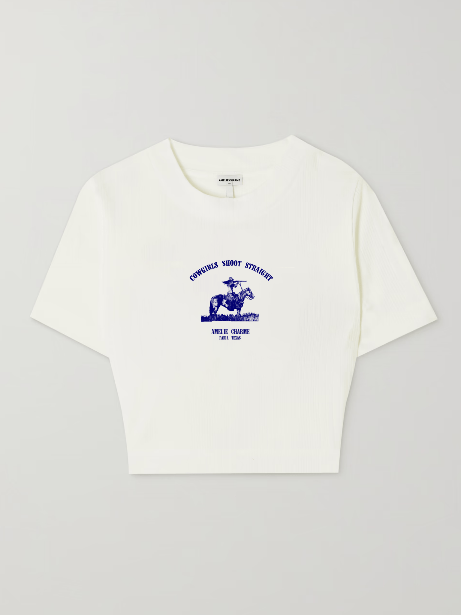 Shoot Straight Baby Tee – Amelie Charme